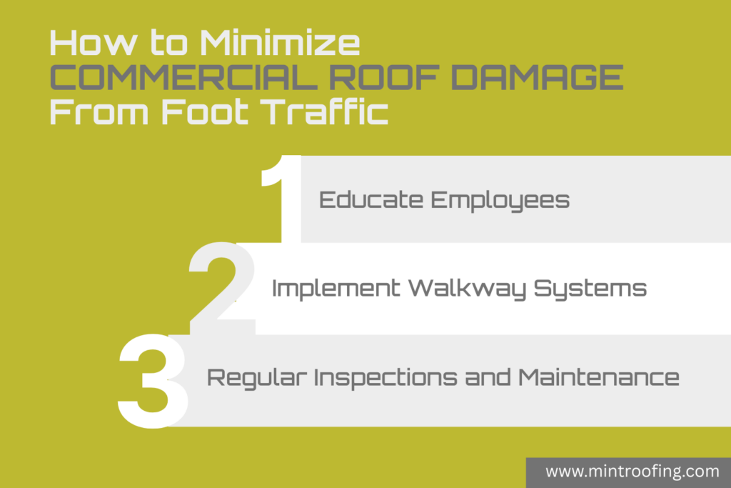 Does Foot Traffic Damage a Flat Commercial Roof?